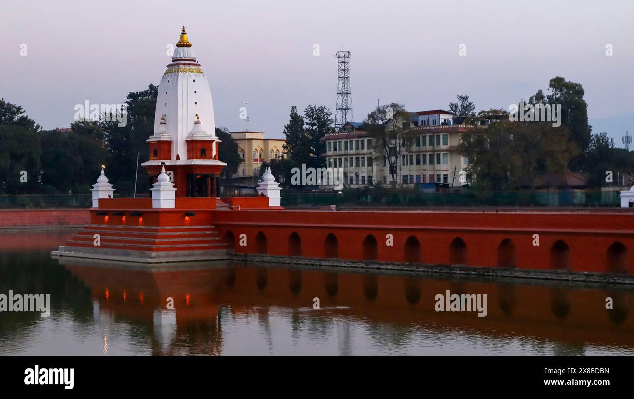 View of Balgopaleshwar Temple, Dedicated Lord Shiva, Rani Pokhari ...