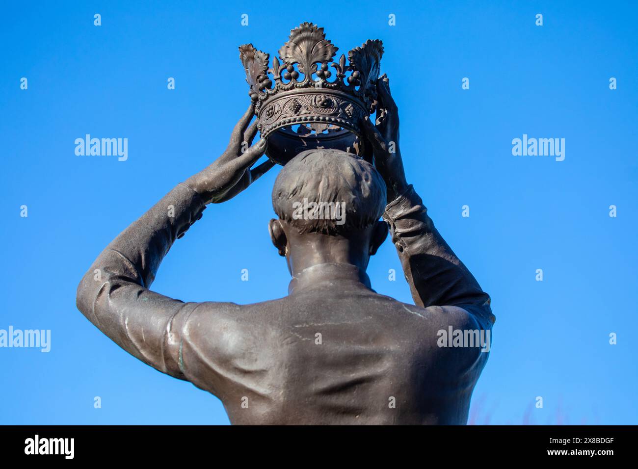 Stratford-Upon-Avon, UK - Feb 12th 2024: Prince Hal and the royal crown ...