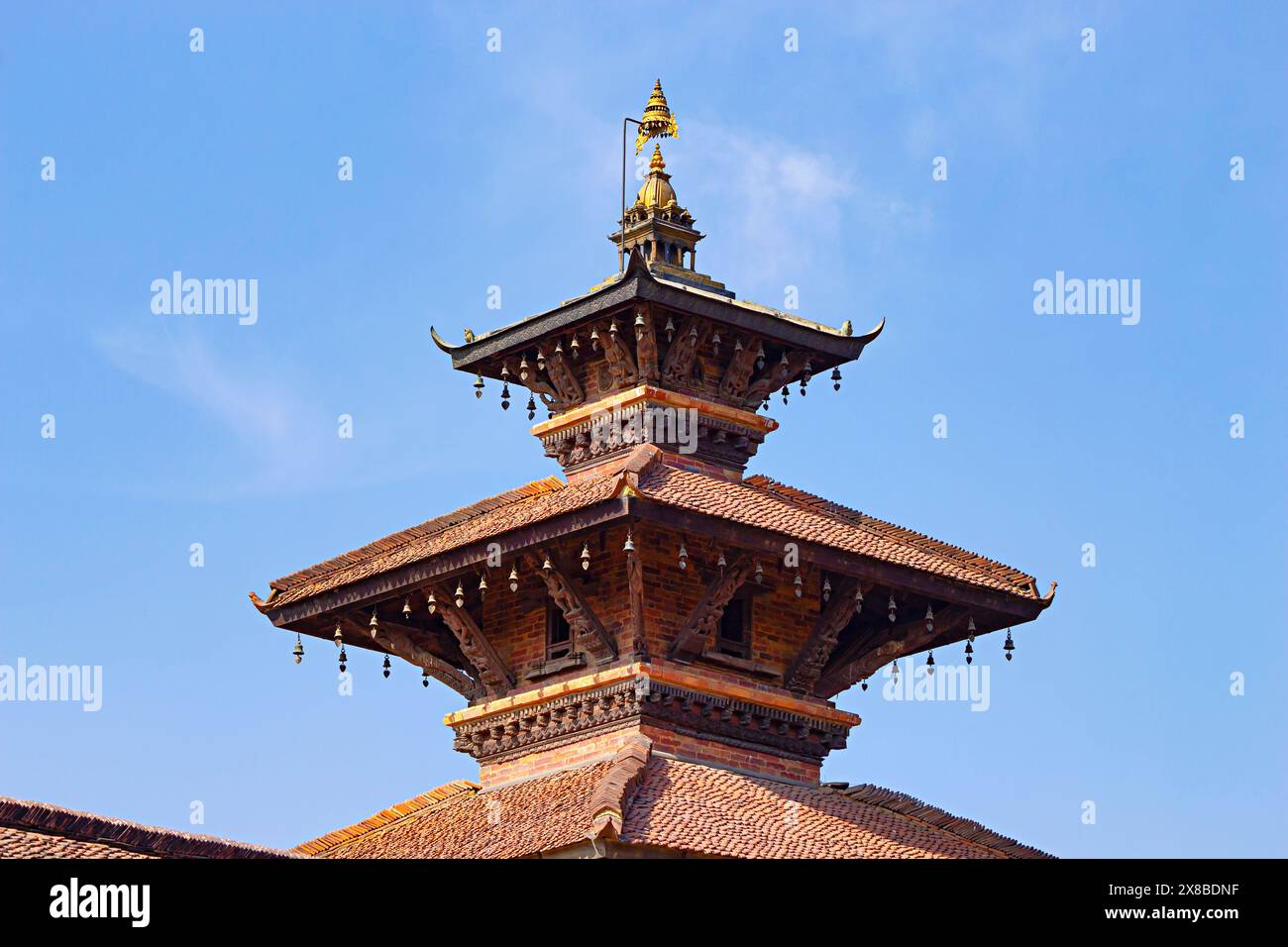 Mul Chowk Tower, Patan Darbar Square, Patan, Kathmandu, Nepal Stock ...