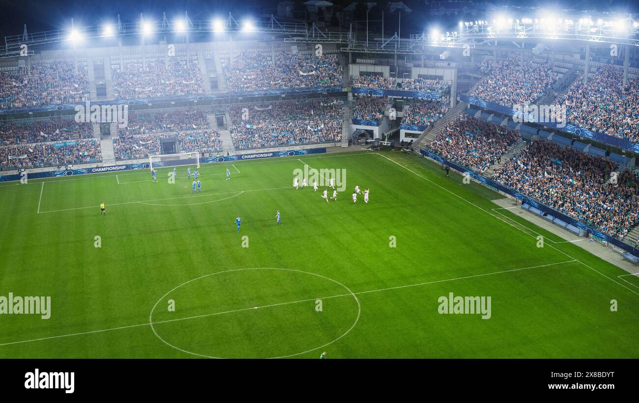 Aerial establishing shot whole stadium hi-res stock photography and ...
