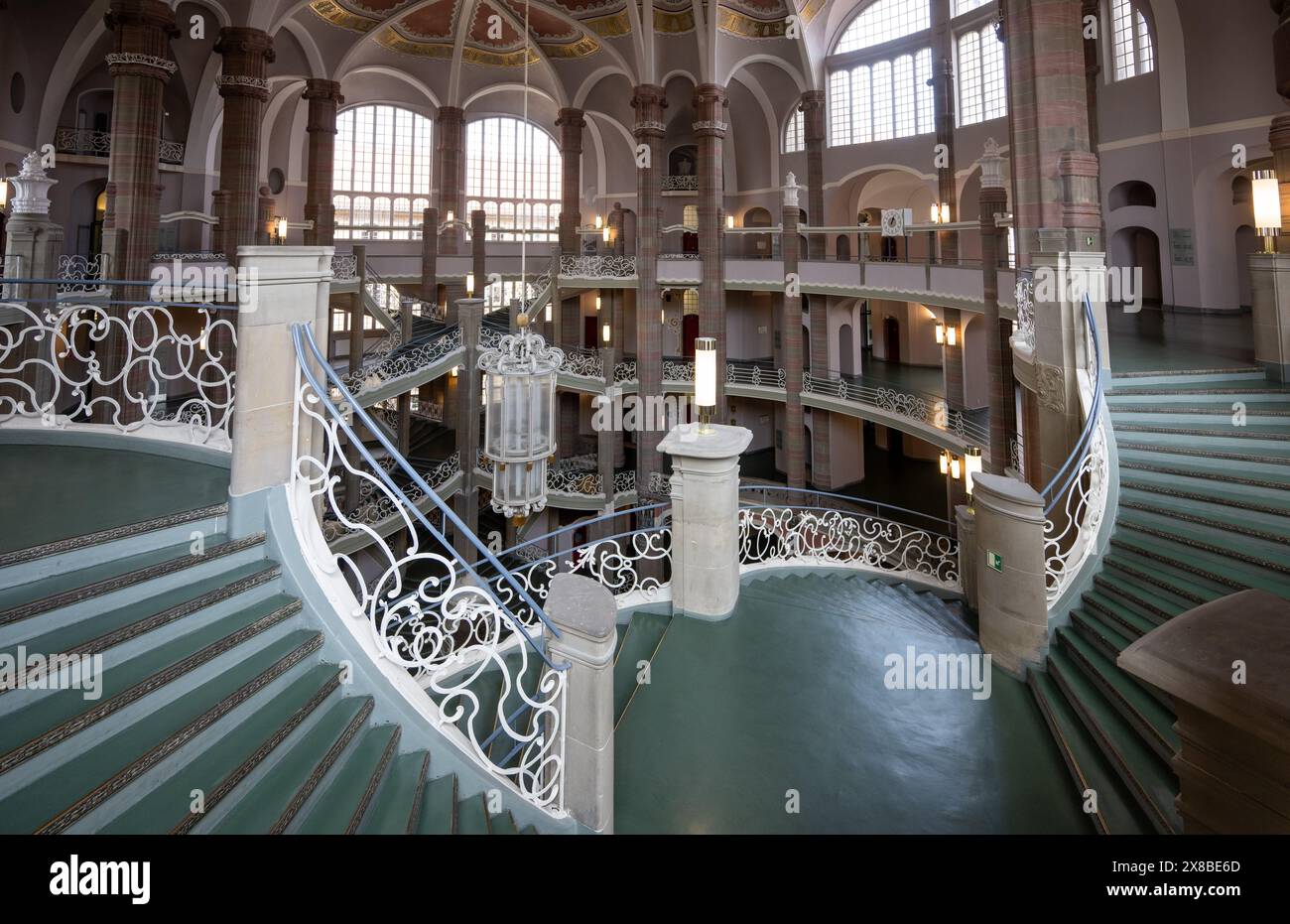 Berlin, Germany. 24th May, 2024. View of the entrance hall of the court ...