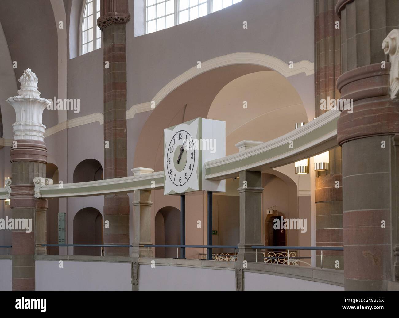 Berlin, Germany. 24th May, 2024. A new court clock hangs in the ...