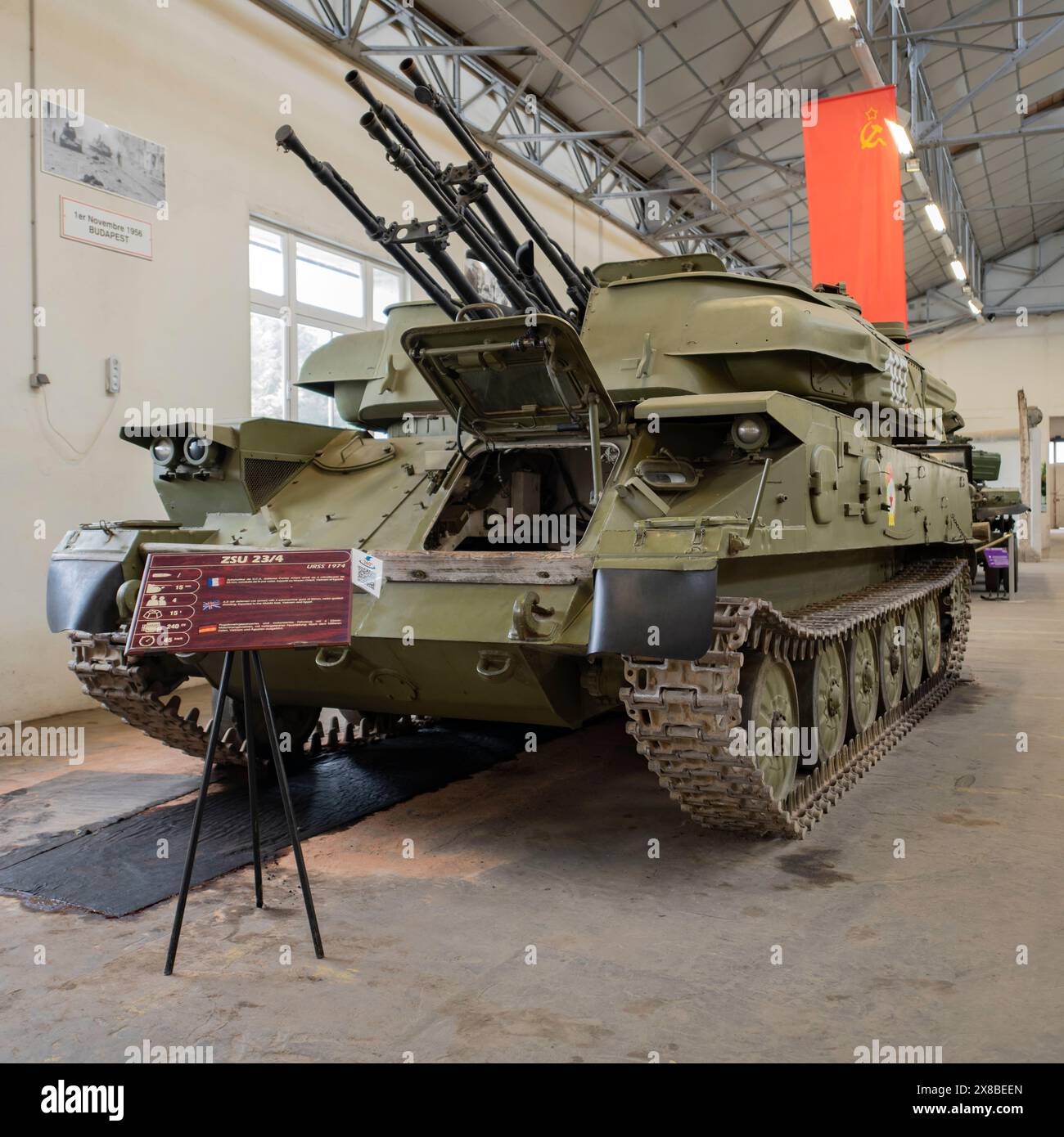 ZSU 23-4 Shilka Self Propelled Anti-Aircraft Gun at Museum of Armored ...