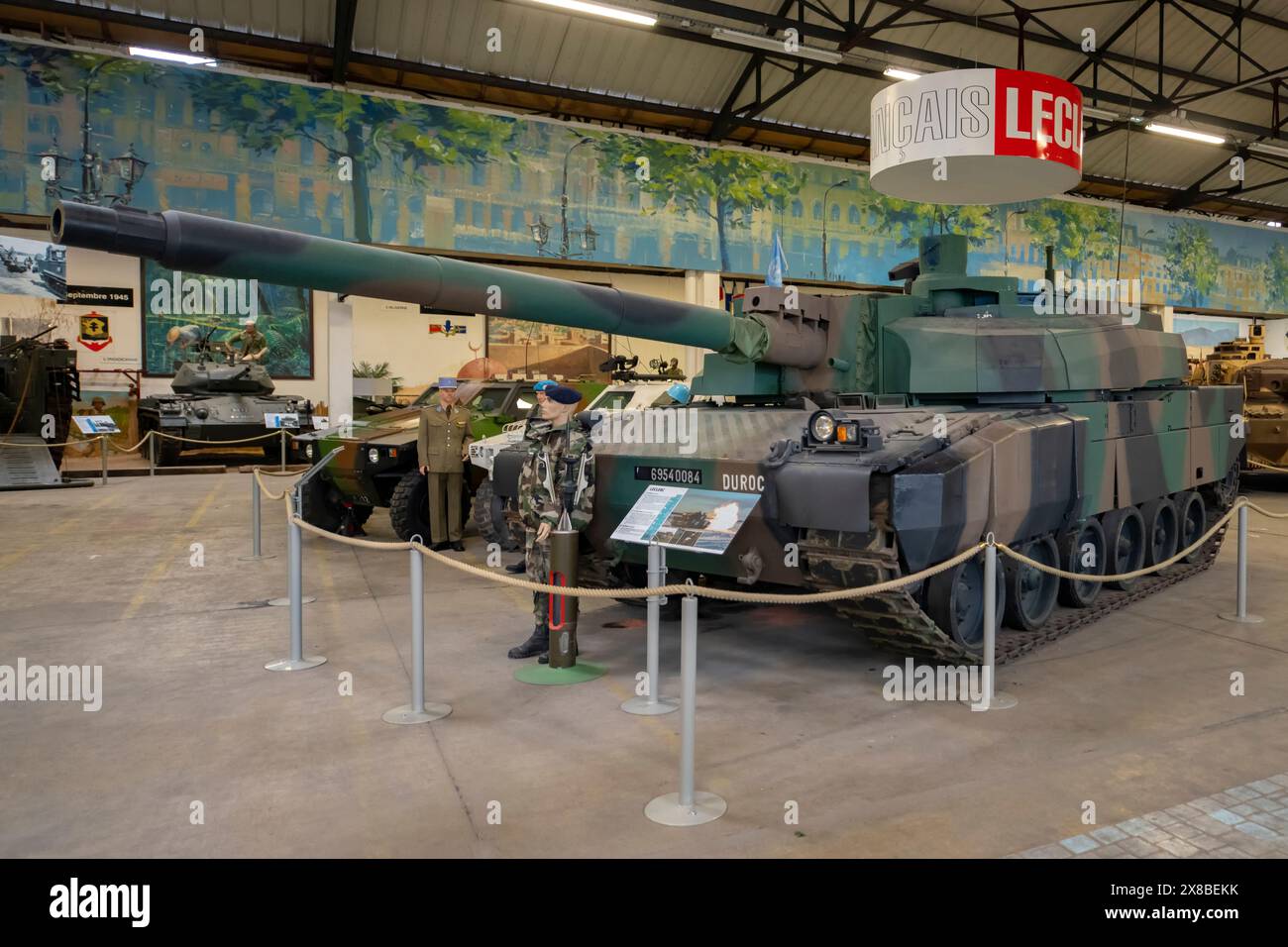 Leclerc Tank at Museum of Armored Vehicles in Saumur, France Stock ...