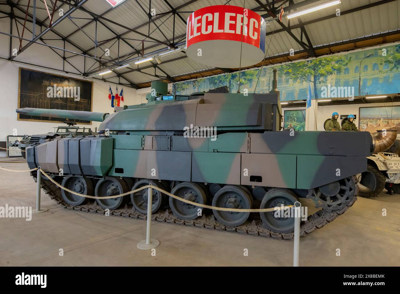 Leclerc Tank at Museum of Armored Vehicles in Saumur, France Stock ...