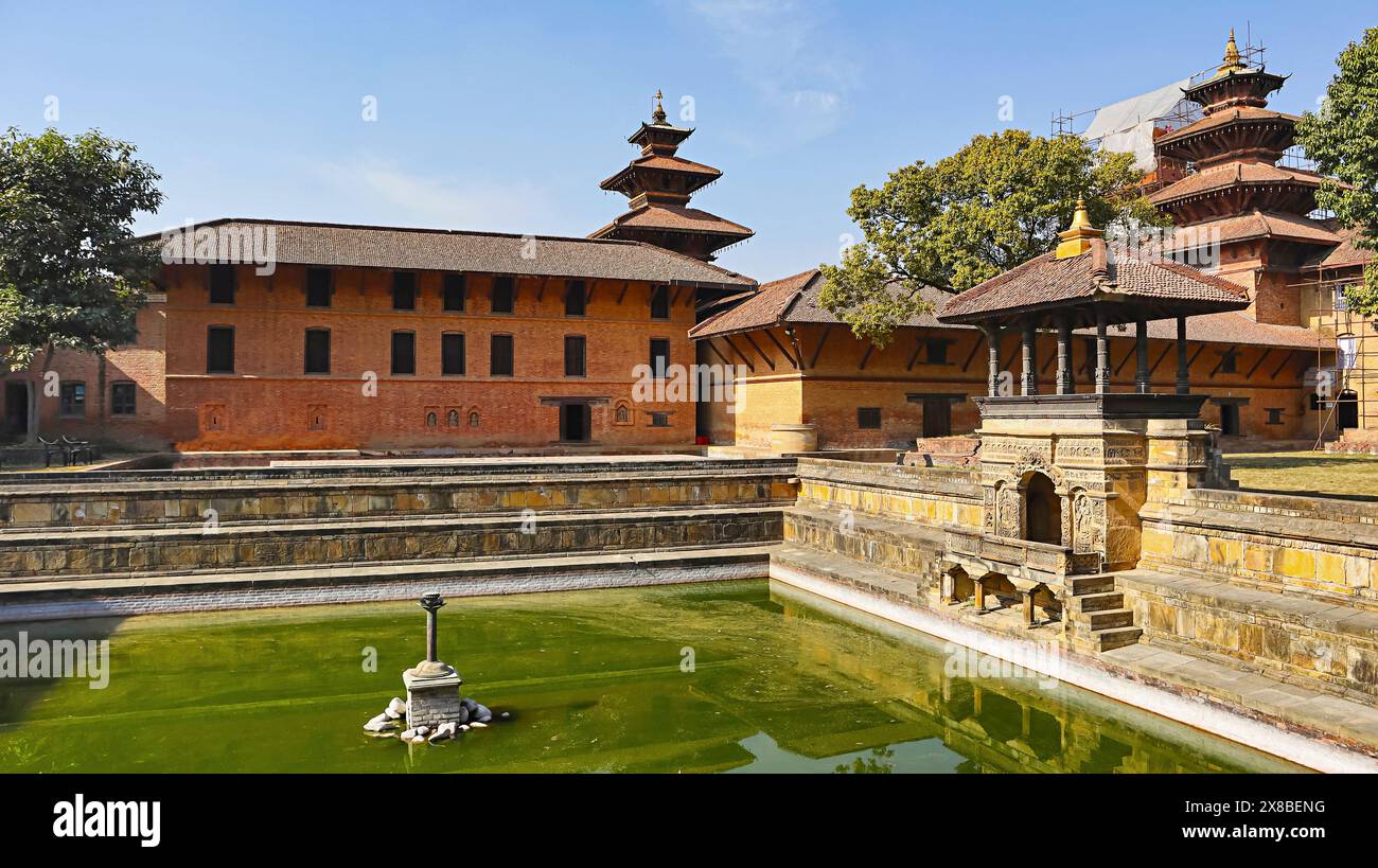 View of Bhandarkhal Tank and Mul Chowk, Patan Darbar Square, Patan ...