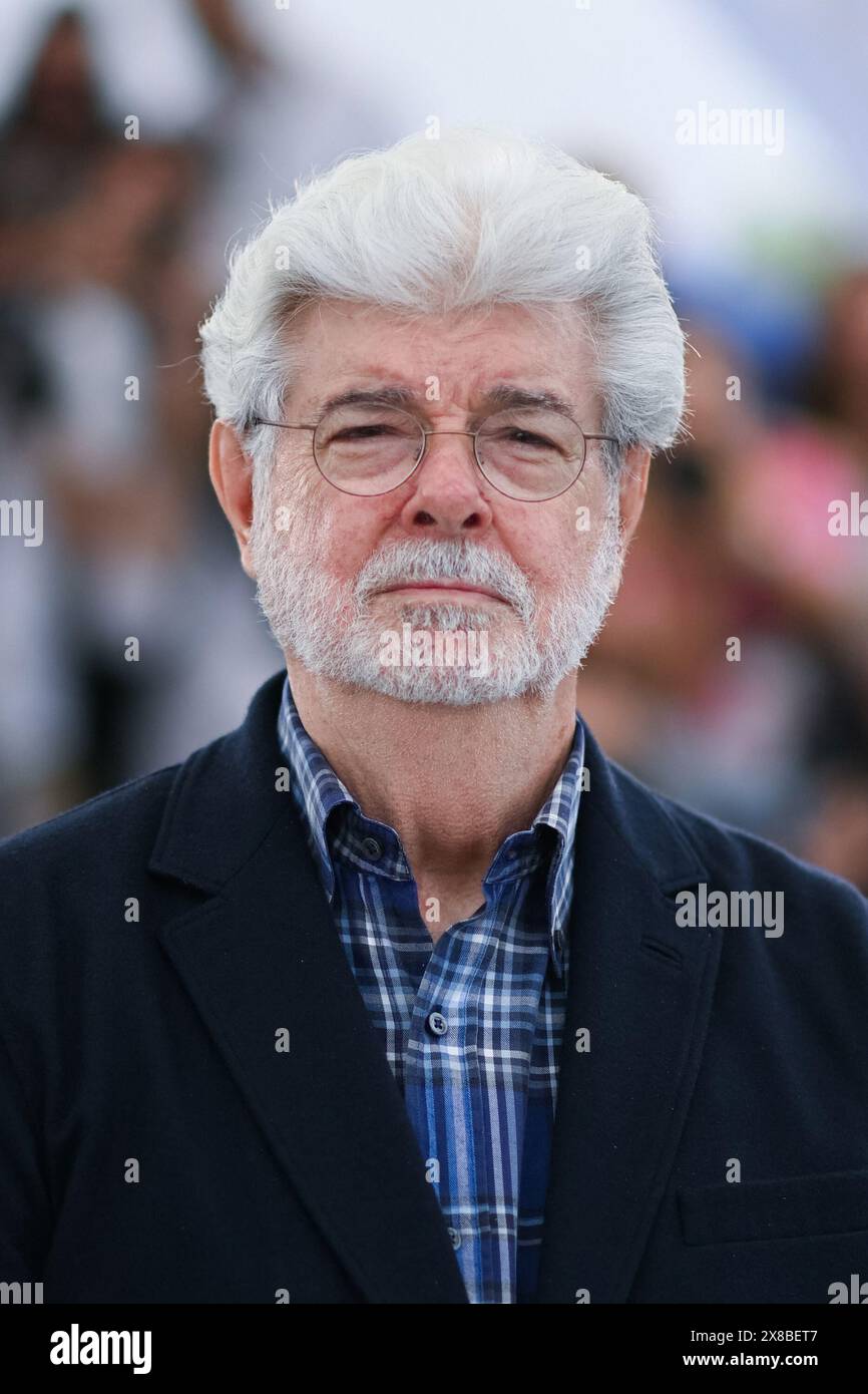 Cannes, France. 24th May, 2024. George Lucas attending the Palme D'Or D ...