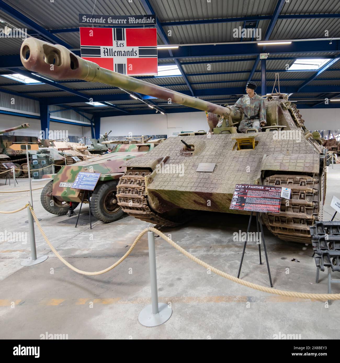Pzkw V Panther Tank at Museum of Armored Vehicles in Saumur, France ...
