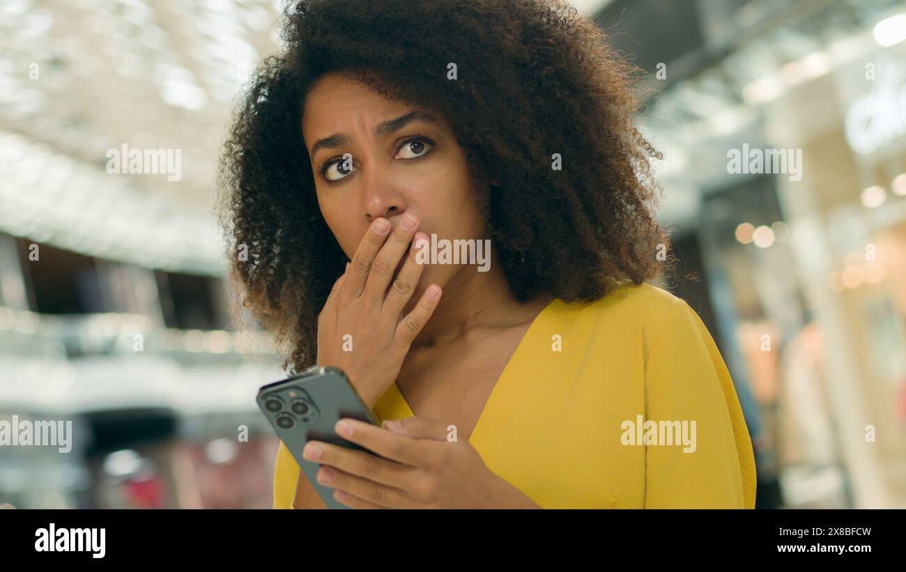Upset disappointed shocked african american hi-res stock photography ...