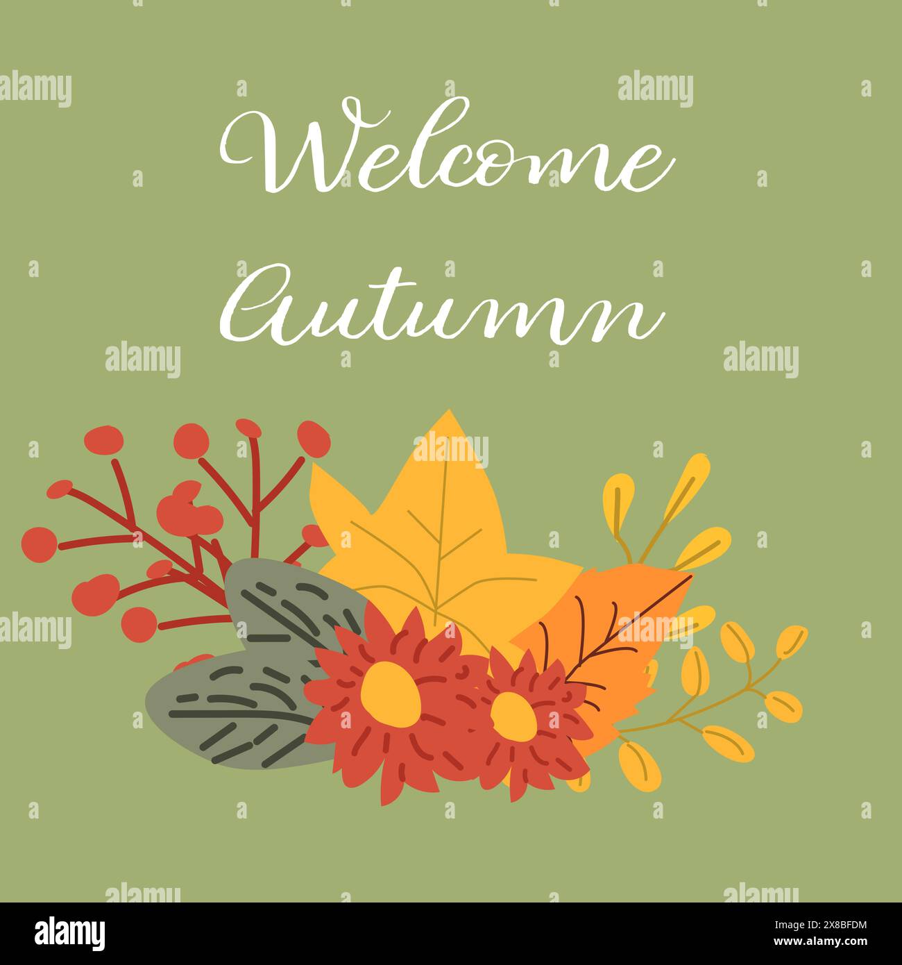New forest october Stock Vector Images - Alamy