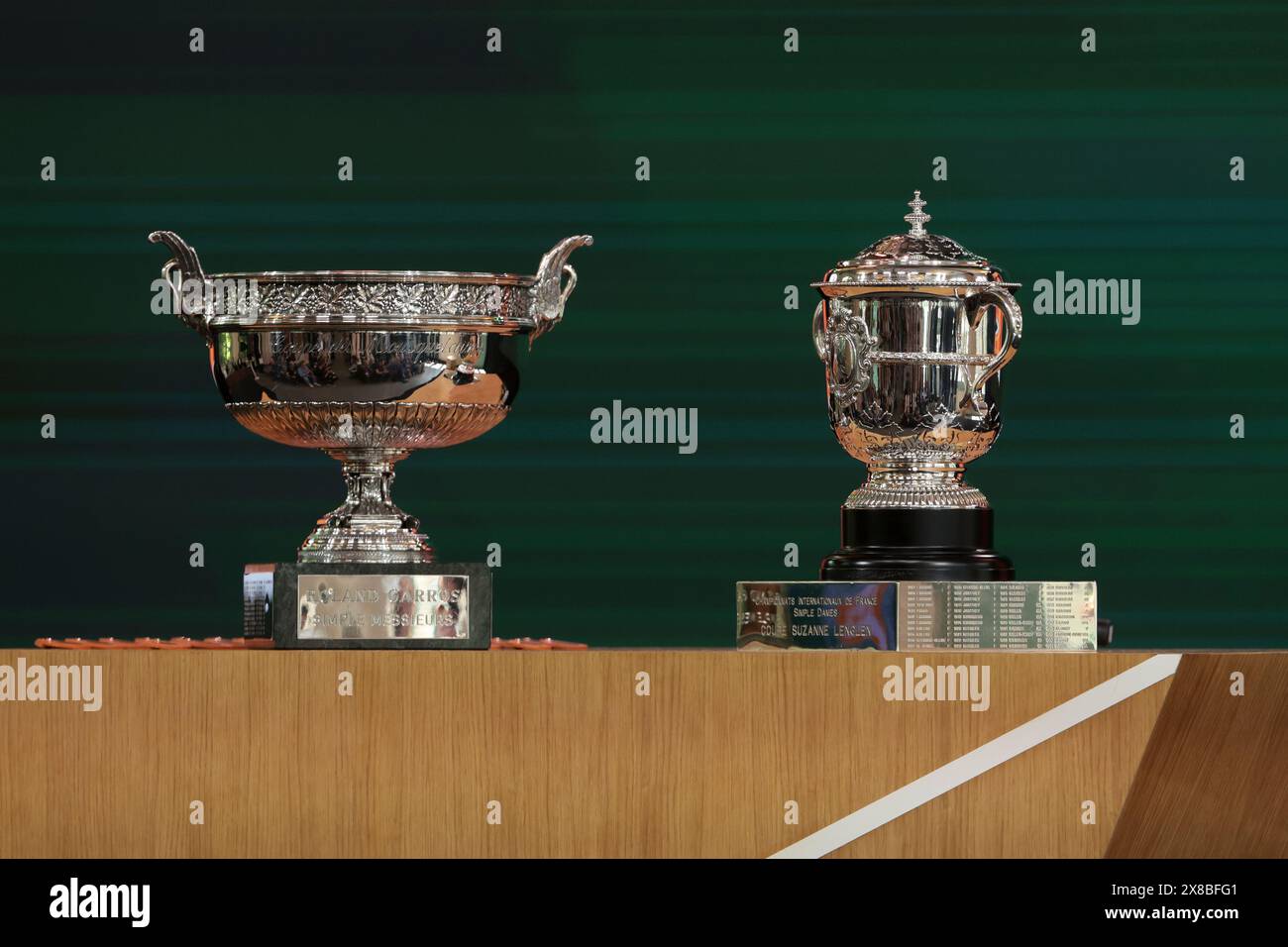 Paris, France. 23rd May, 2024. Illustration of the Men and Women French ...