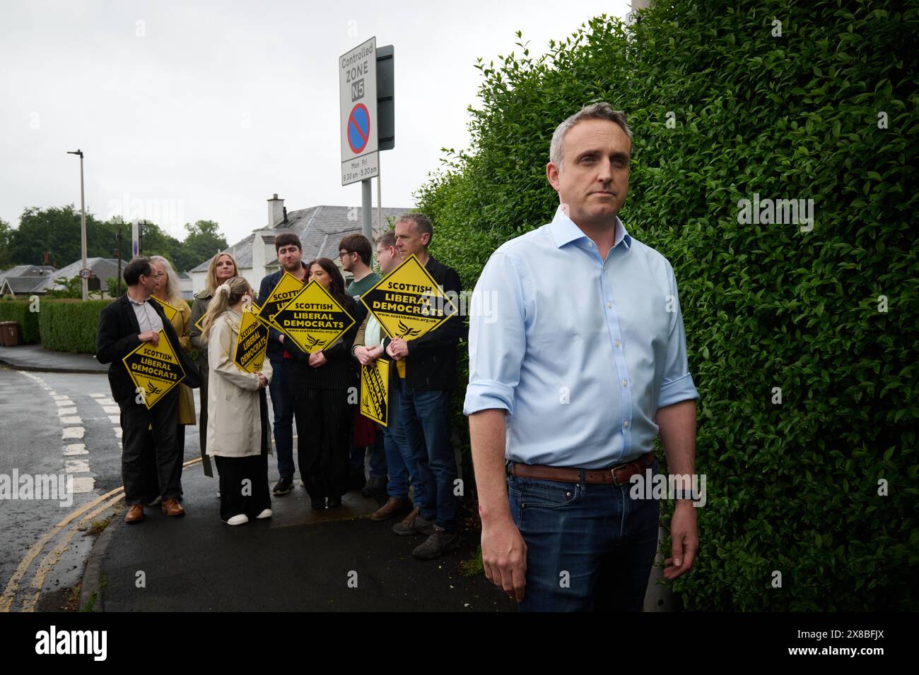Edinburgh Scotland, UK 24 May 2024. Scottish Liberal Democrat leader ...