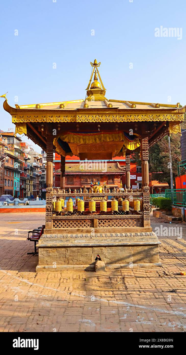 Small Temple of Nandi Near Patan Darbar Square, Kathmandu, Nepal Stock ...