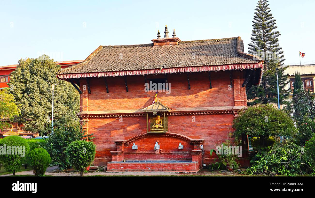 Small Buddhist Prayer House Near Patan Darbar Square, Kathmandu, Nepal ...