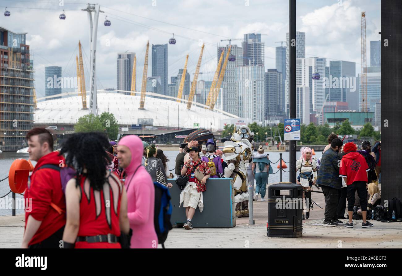 ExCeL London, UK. 24th May, 2024. MCM Comic Con runs at ExCel from 24 ...