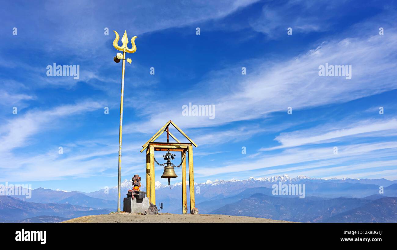 View of Sailungeshwar Mahadev, Chaturmukhi Shivalinga and Annapoorna ...