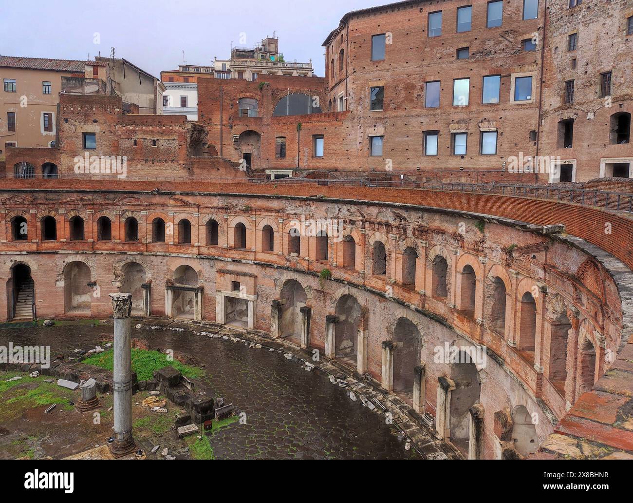 Rome: Trajan's Market Stock Photo - Alamy