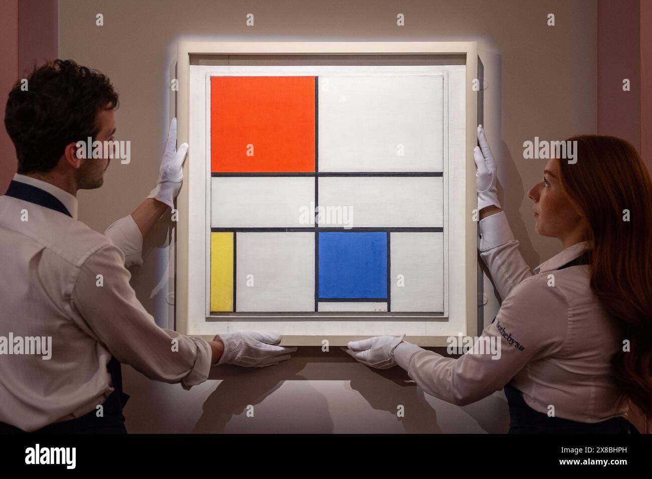 London, England, UK. 24th May, 2024. Piet Mondrian's iconic 1935 ...