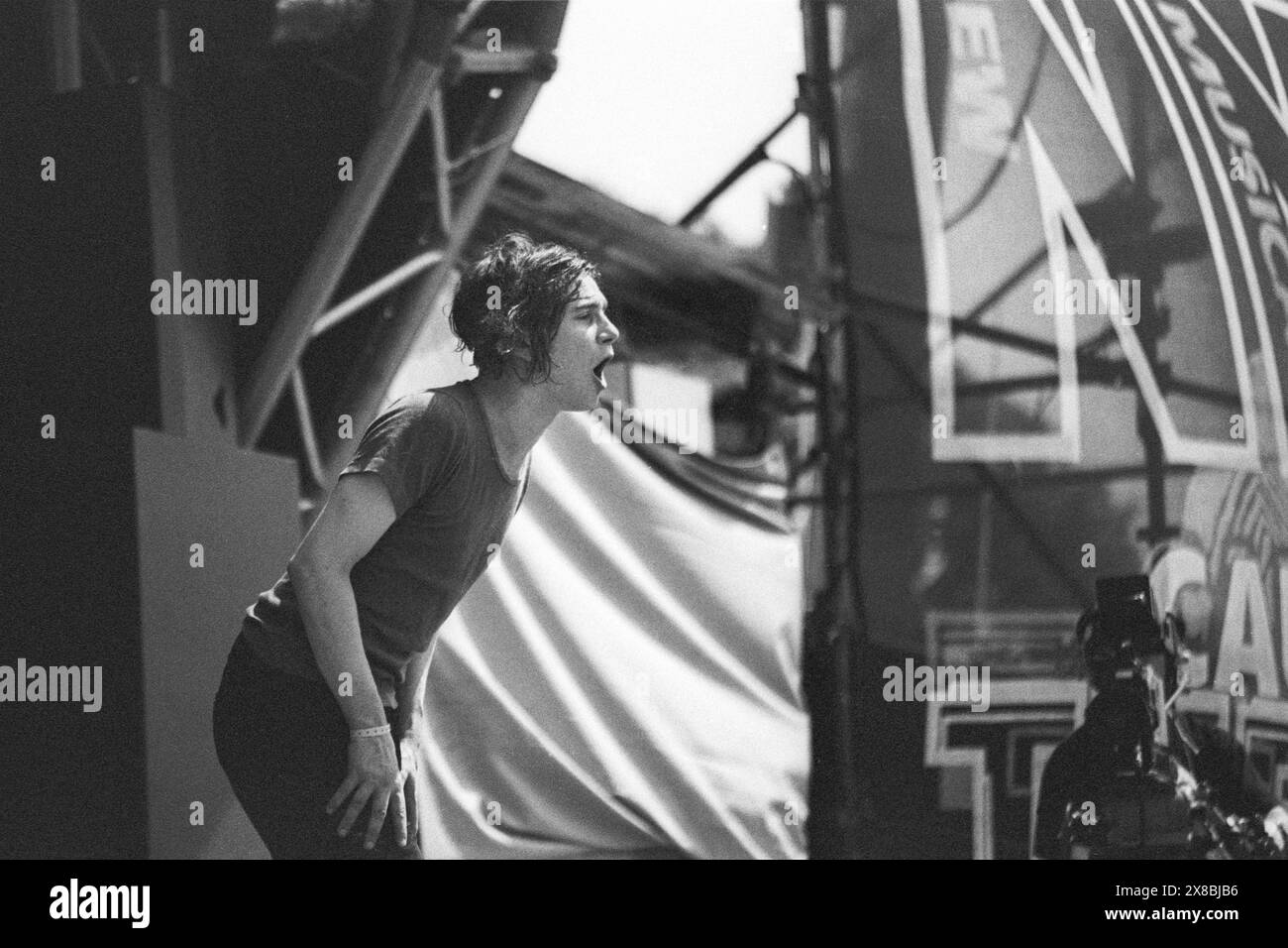 PATRICK DUFF, STRANGELOVE, GLASTONBURY 95: Patrick Duff of the band ...