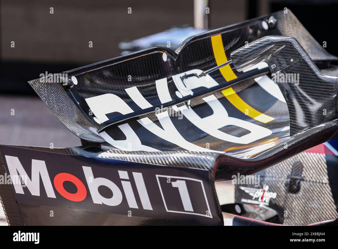 Red Bull Racing RB20, mechanical detail, rear wing during the Formula 1 ...