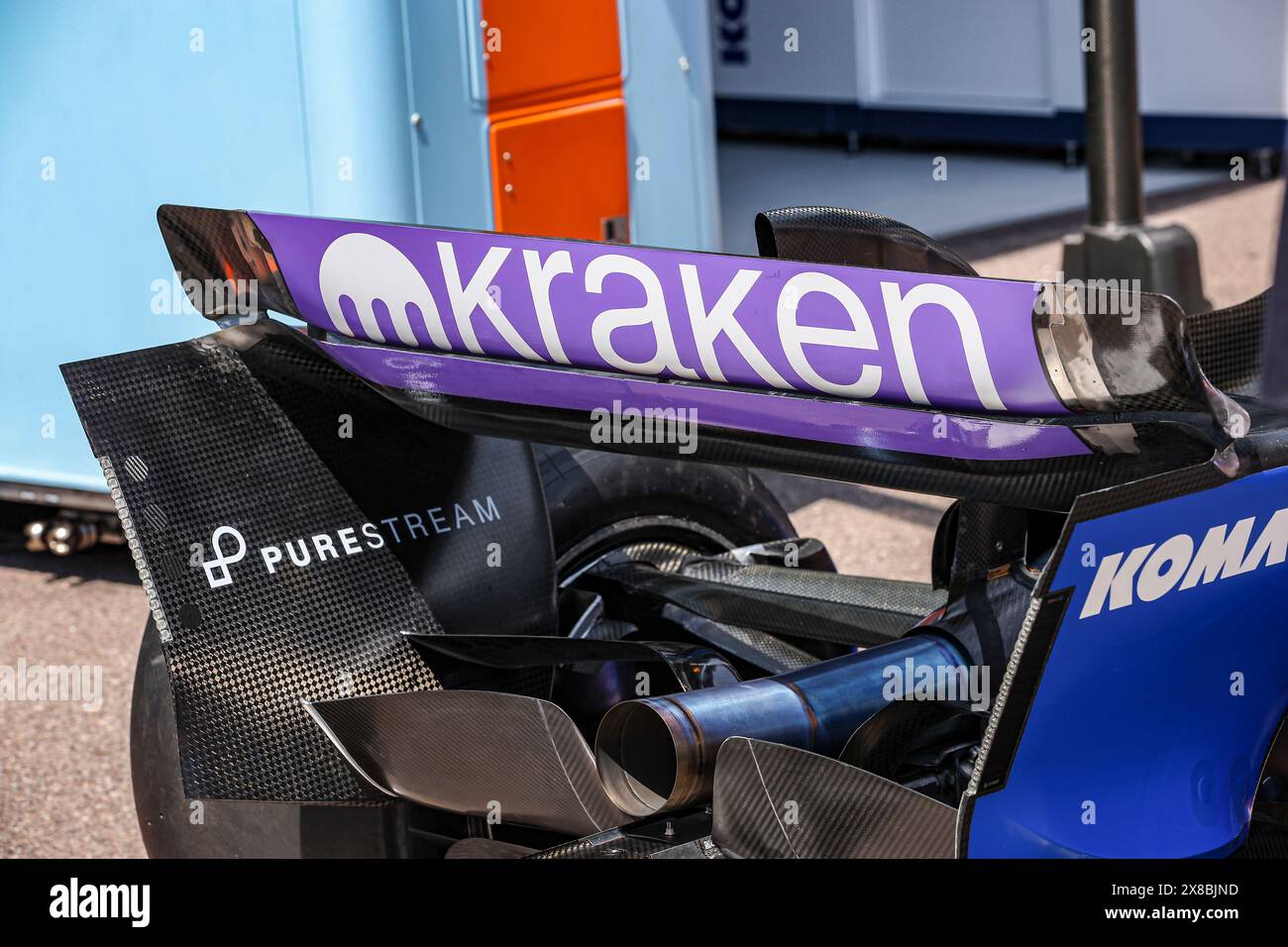 Williams Racing FW46, mechanical detail, rear wing during the Formula 1 ...