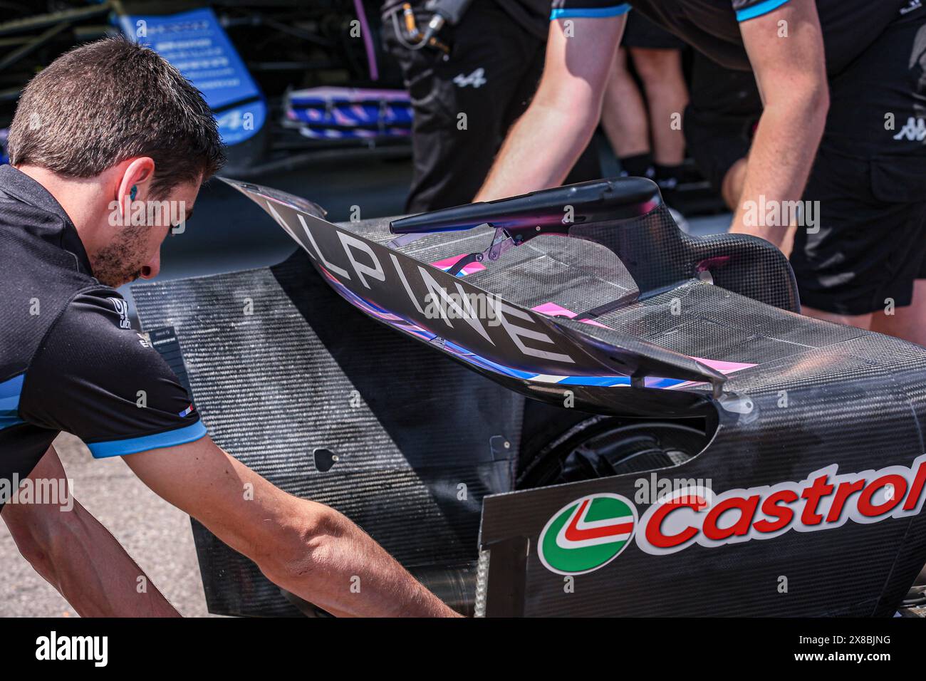 Alpine F1 Team A524, mechanical detail, rear wing during the Formula 1 ...