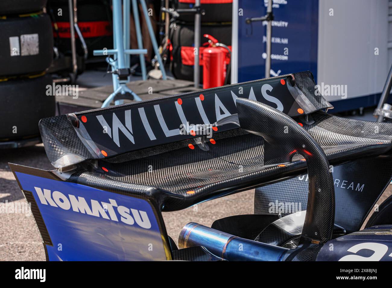 Williams Racing FW46, mechanical detail, rear wing during the Formula 1 ...