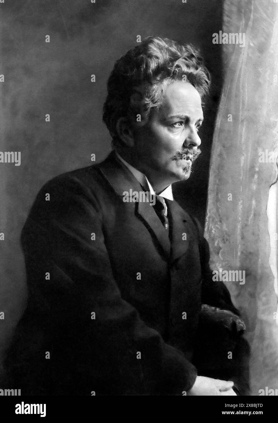 Portrait of August Strindberg 1899 Stock Photo - Alamy