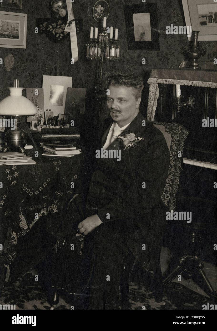 August Strindberg, 1899 Stock Photo - Alamy