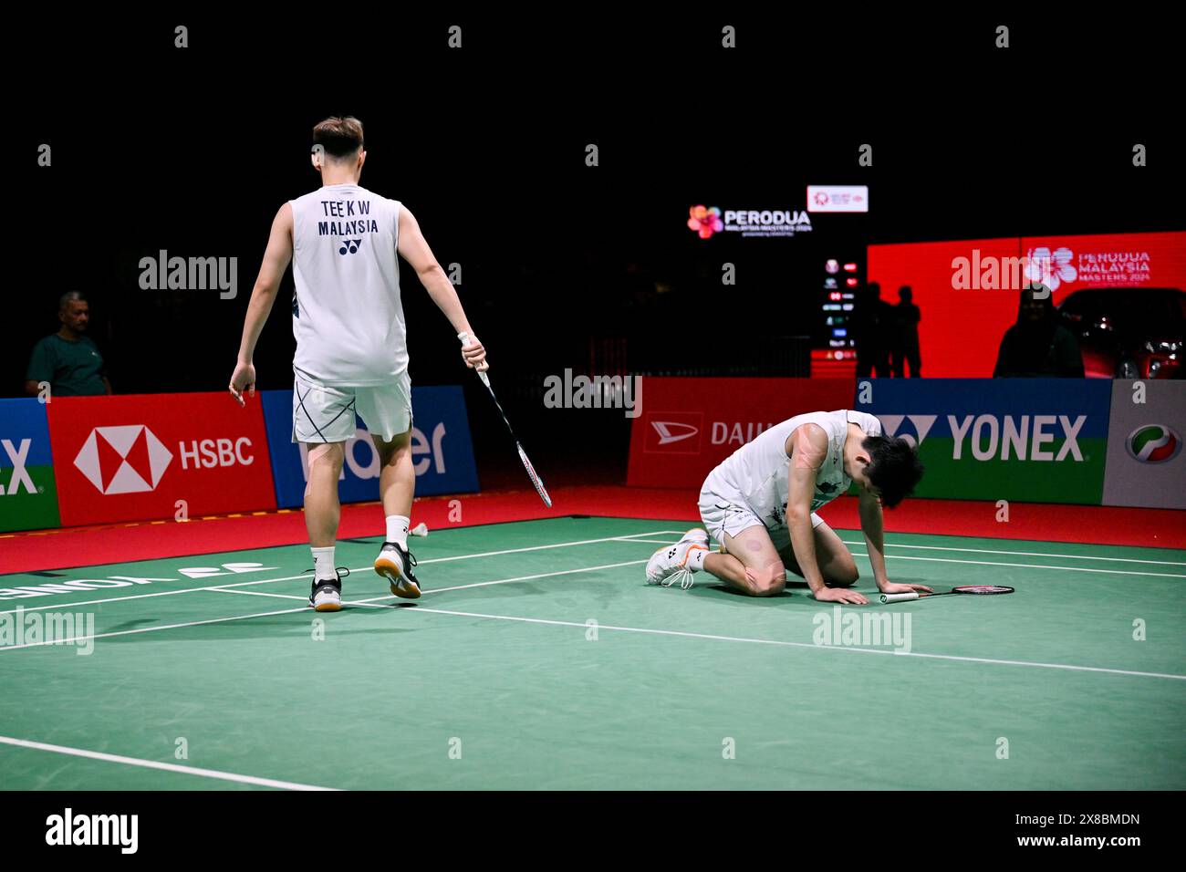 Kuala Lumpur, Malaysia. 24th May, 2024. Man Wei Chong(R)/Tee Kai Wun of ...