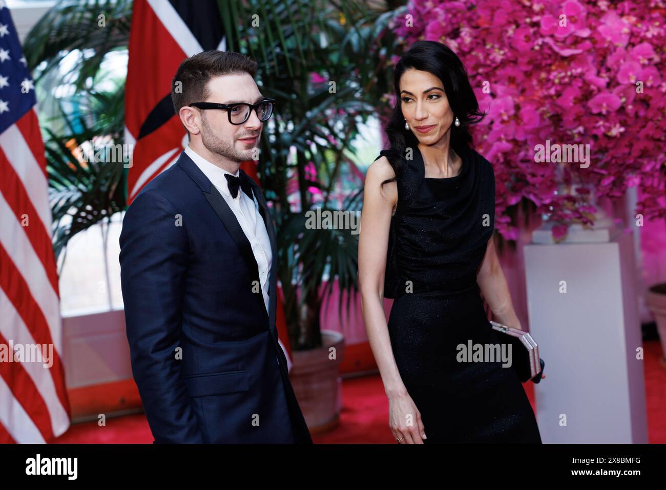 Alex Soros and Huma Abedin are seen in the Booksellers Room of the ...