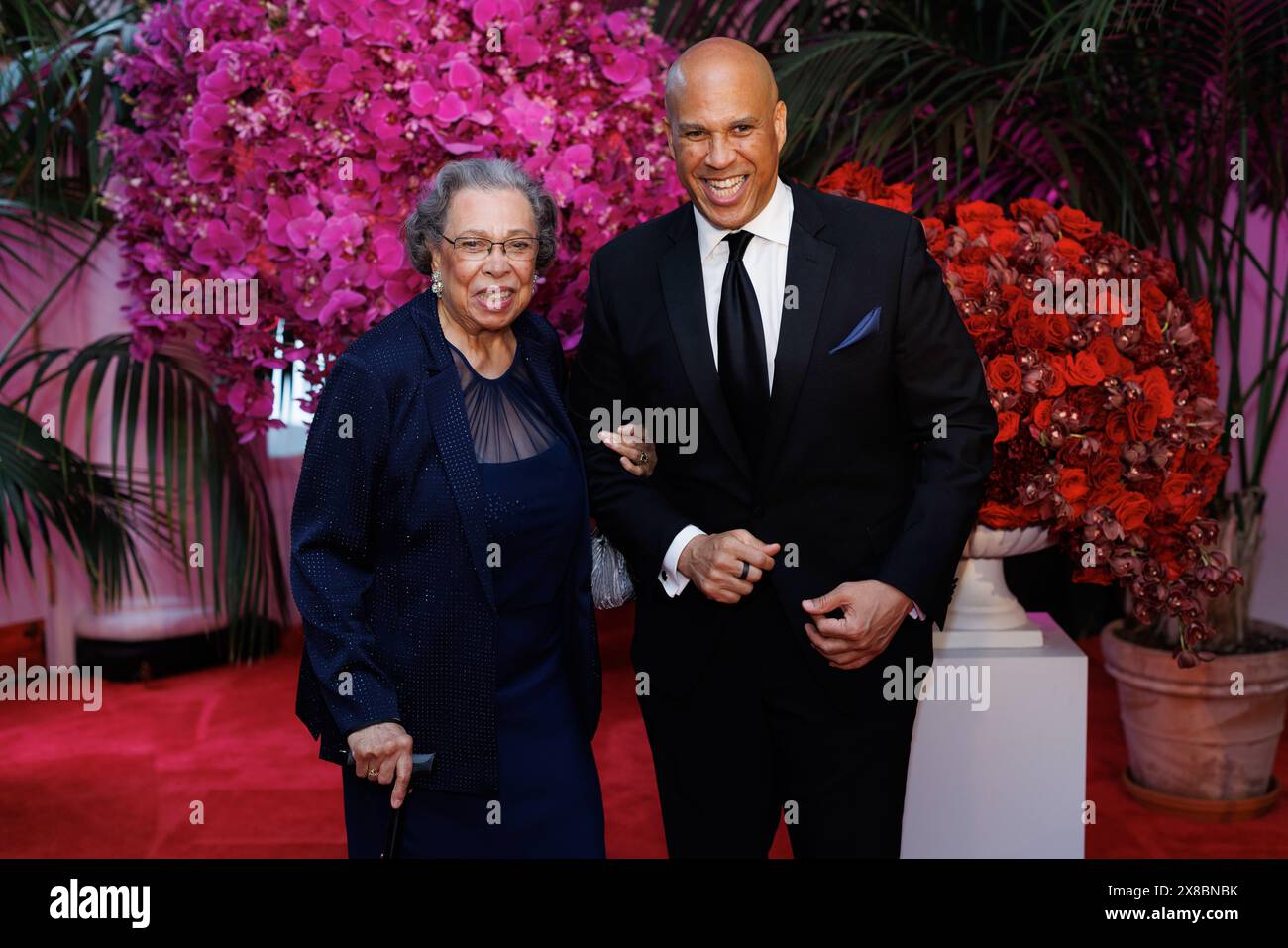 United States Senator Cory Booker (Democrat of New Jersey) and his ...
