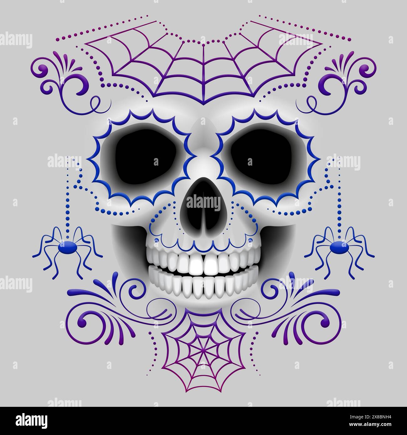 Skull design hi-res stock photography and images - Alamy
