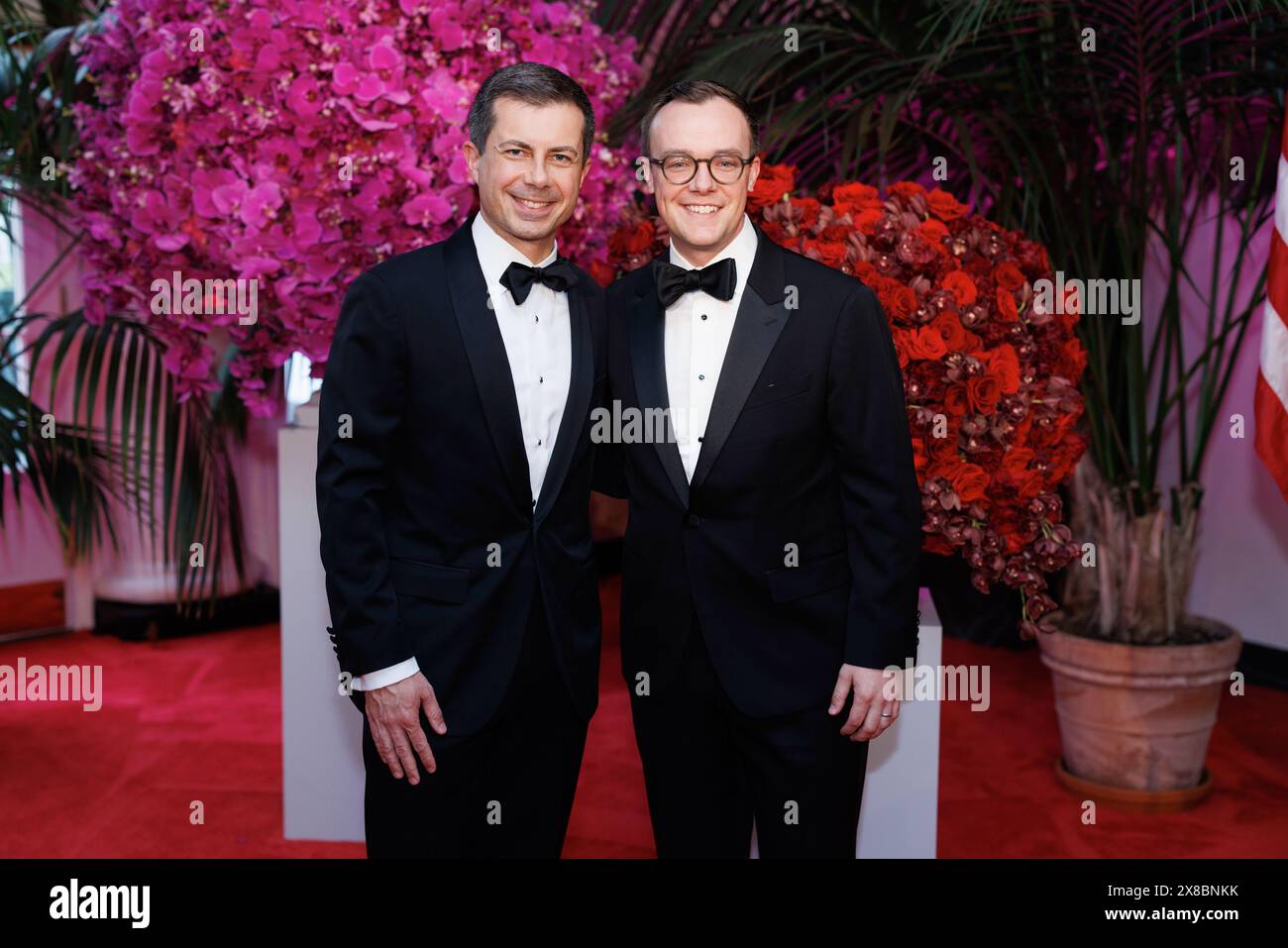 United States Secretary of Transportation Pete Buttigieg and his ...