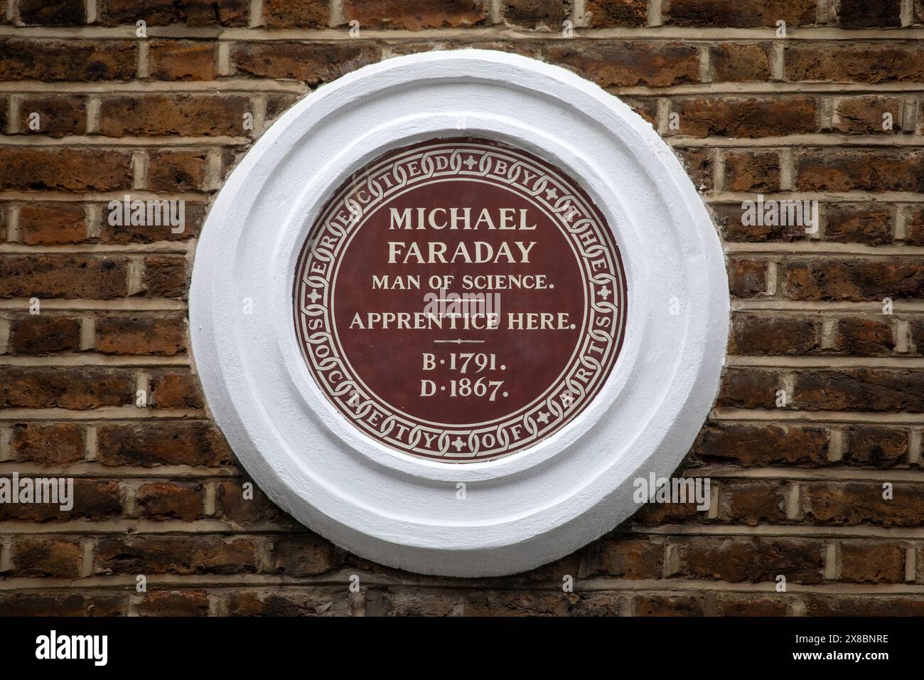 London, UK - March 18th 2024: A plaque on Blandford Street in London ...