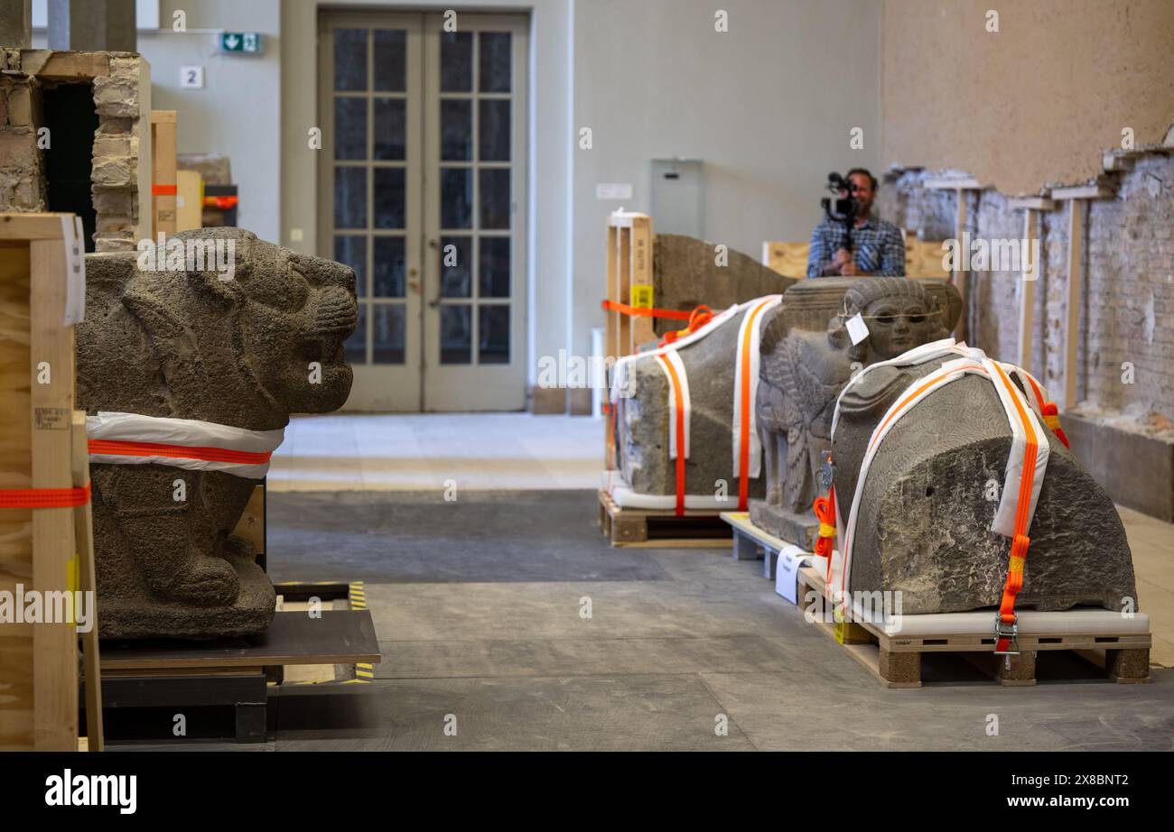 Berlin, Germany. 24th May, 2024. Objects packed and prepared for ...