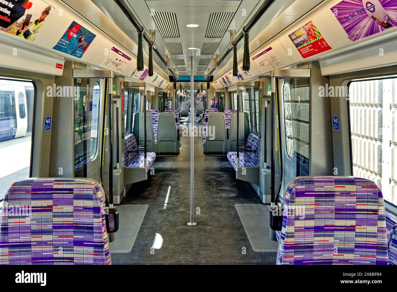 Elizabeth line high-frequency urban–suburban rail service in London ...