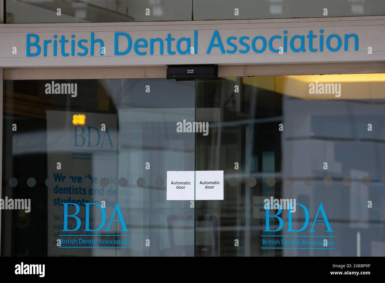 London, UK - March 18th 2024: Close-up of the exterior of the British ...