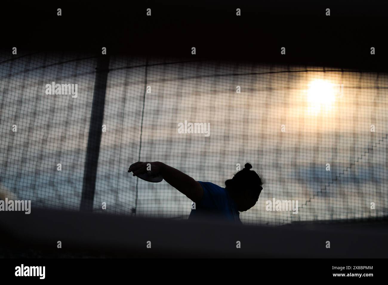 Kobe, Japan. 24th May, 2024. Xue Enhui of China competes during the ...