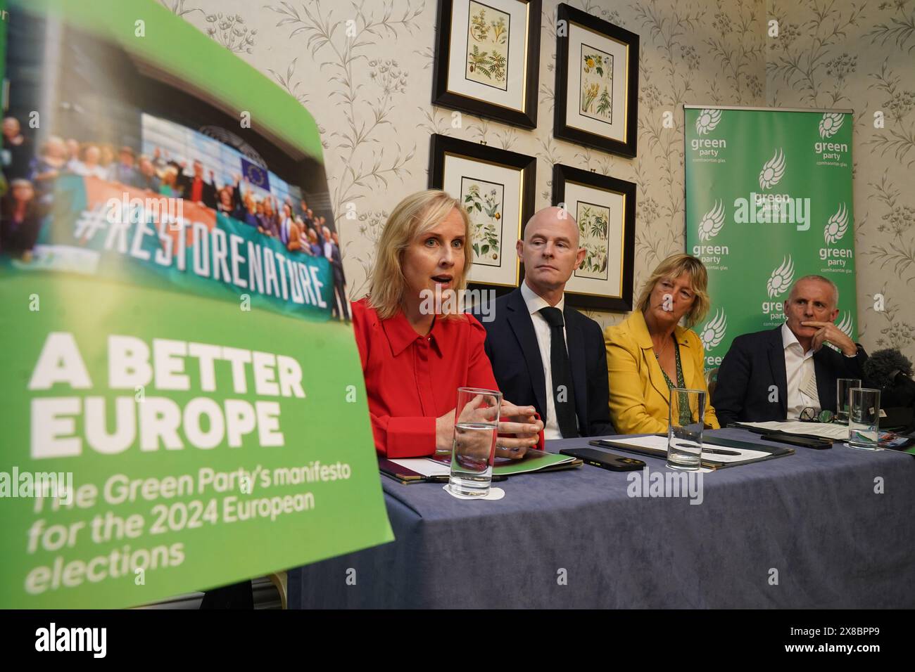 (Left to right) Senator Pauline O'Reilly, director of elections Ossian ...