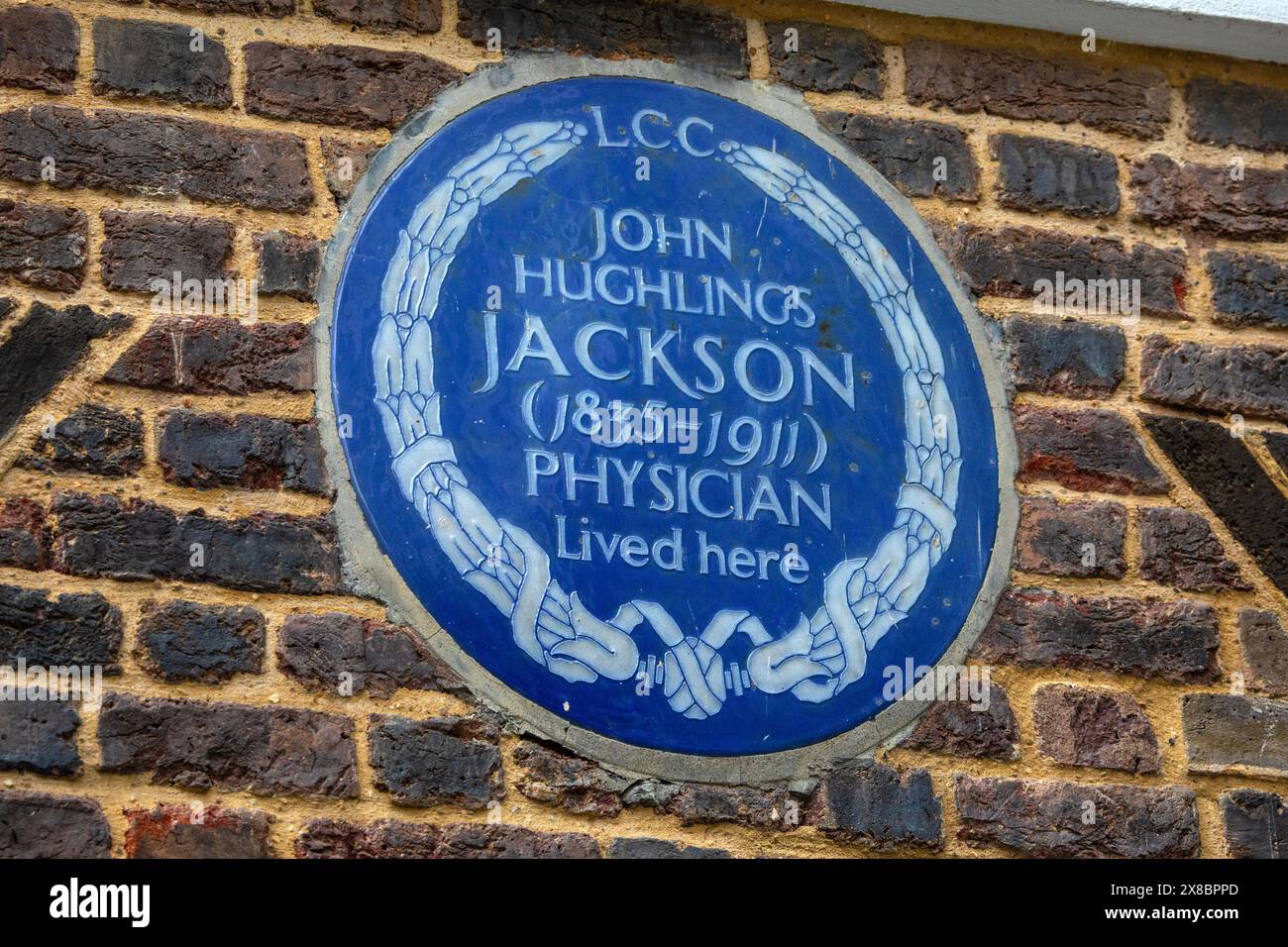 London, UK - March 18th 2024: A blue plaque on Manchester Square in ...