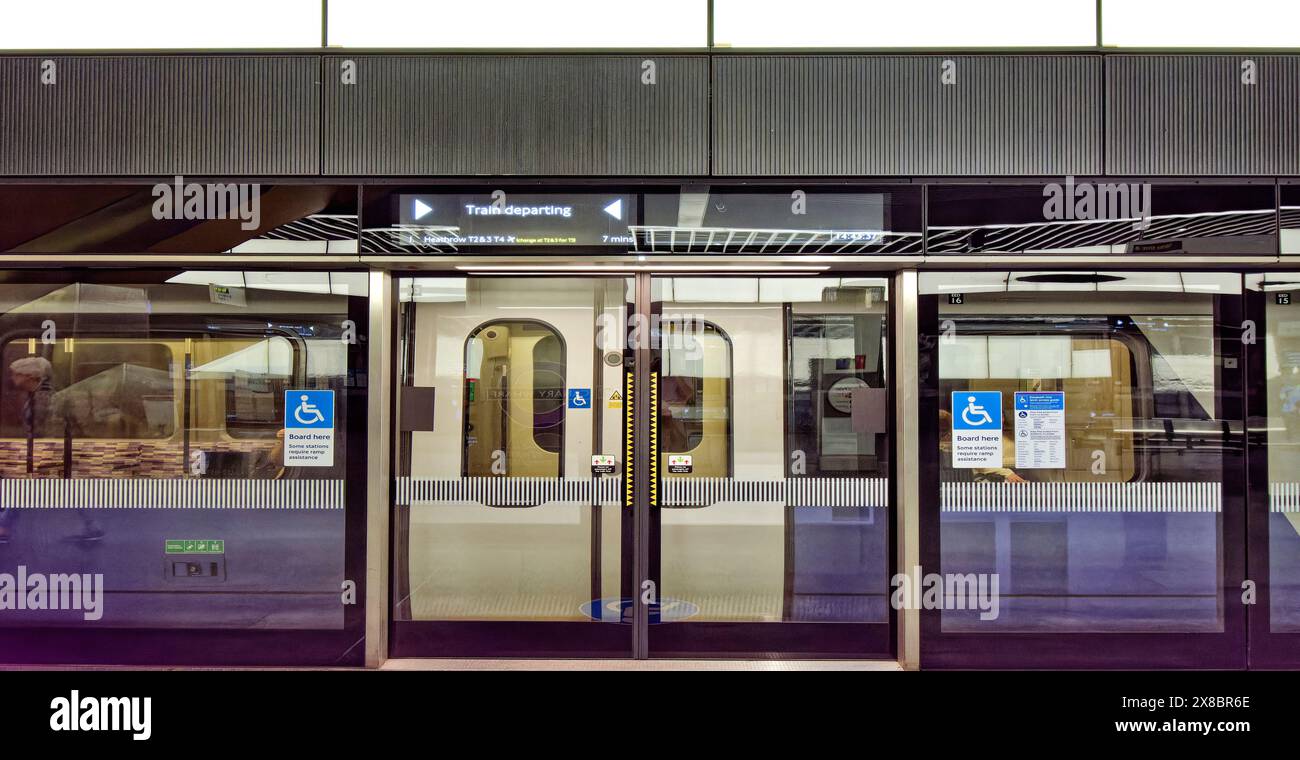 Elizabeth line high-frequency urban–suburban rail service in London ...