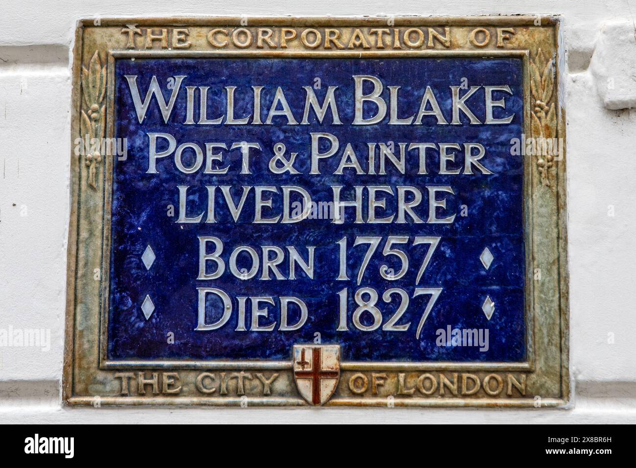 London, UK - March 18th 2024: A blue plaque on South Molton Street in ...