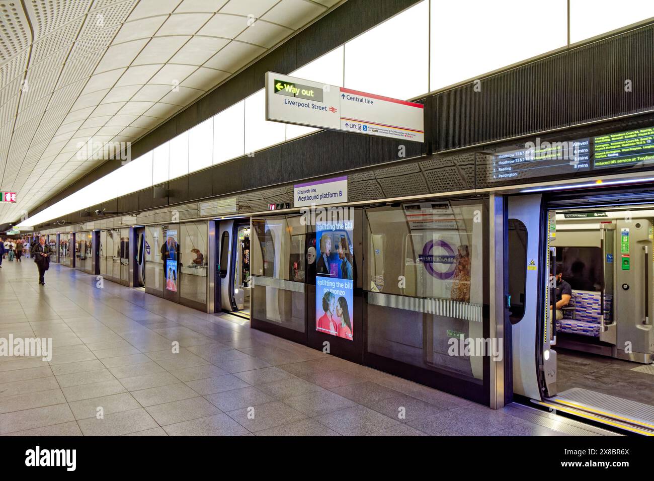 Elizabeth line high-frequency urban–suburban rail service in London ...
