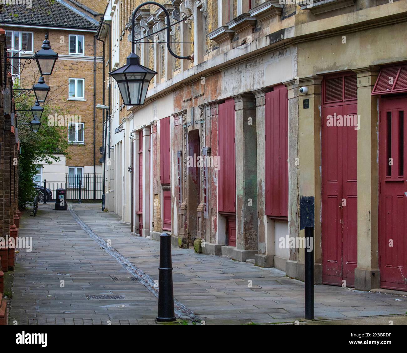 The vintage and worn exterior of Wiltons Music Hall - one of the last ...