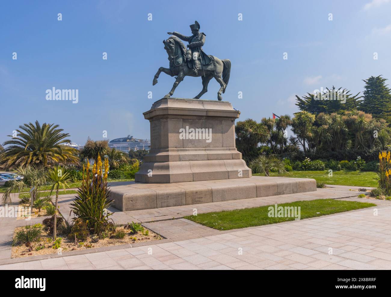 Statue of napoleon, Cherbourg, France Stock Photo - Alamy