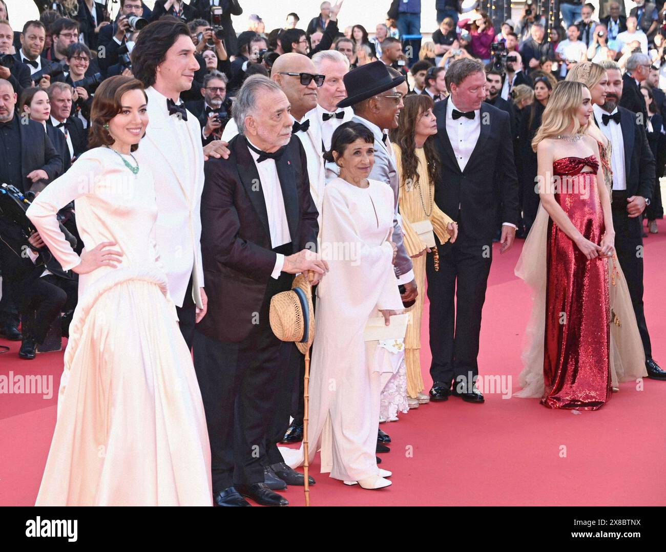 The "Megalopolis" film cast: Aubrey Plaza (in Loewe), Adam Driver (in ...