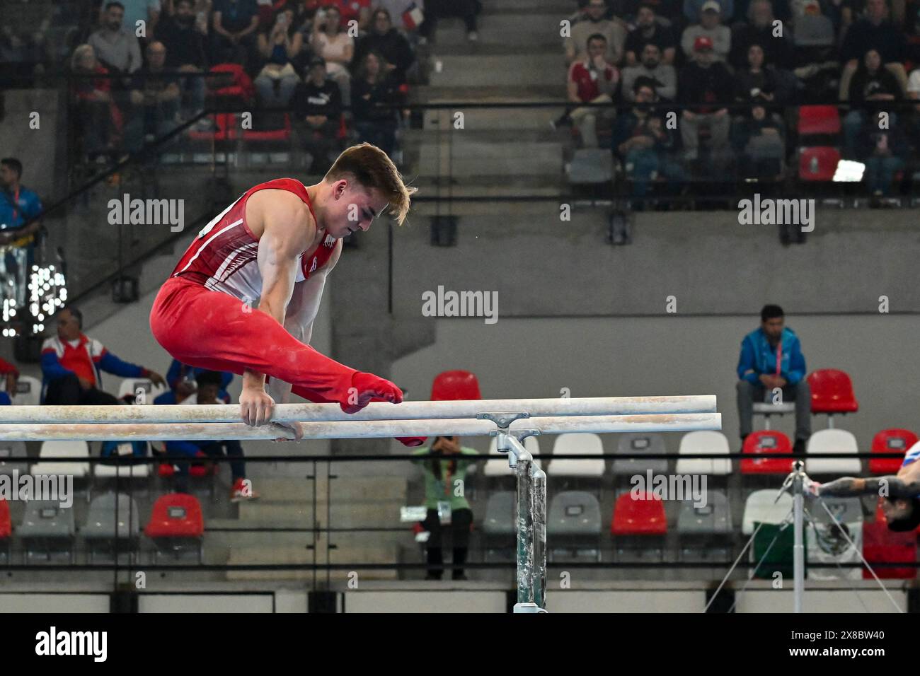 Santiago, Chile, October 23, 2023, Felix Dolci (CAN) during Gymnastics ...