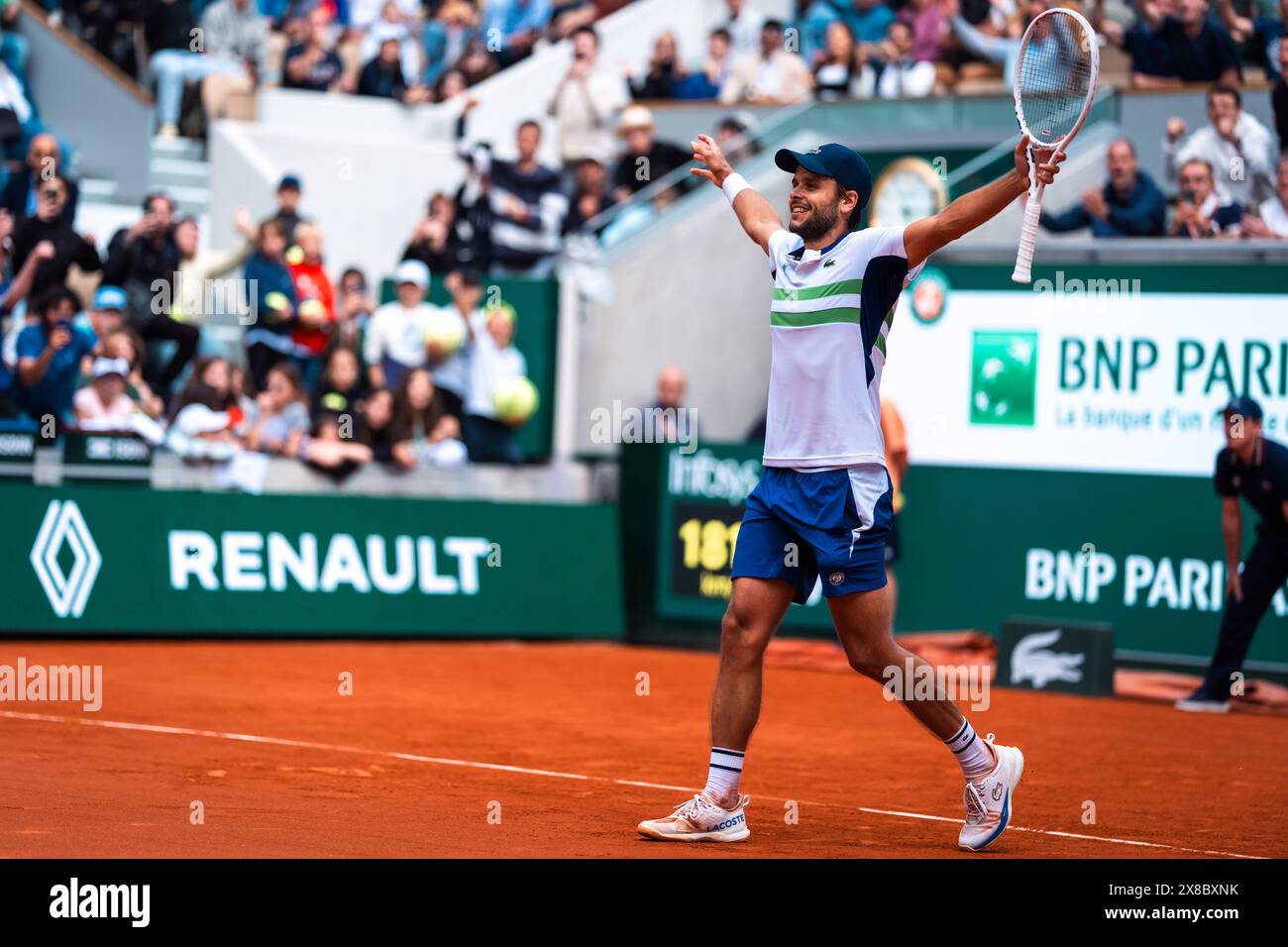 Gregoire BARRERE (FRA) during the Roland-Garros 2024, ATP and WTA Grand Slam tennis tournament ...