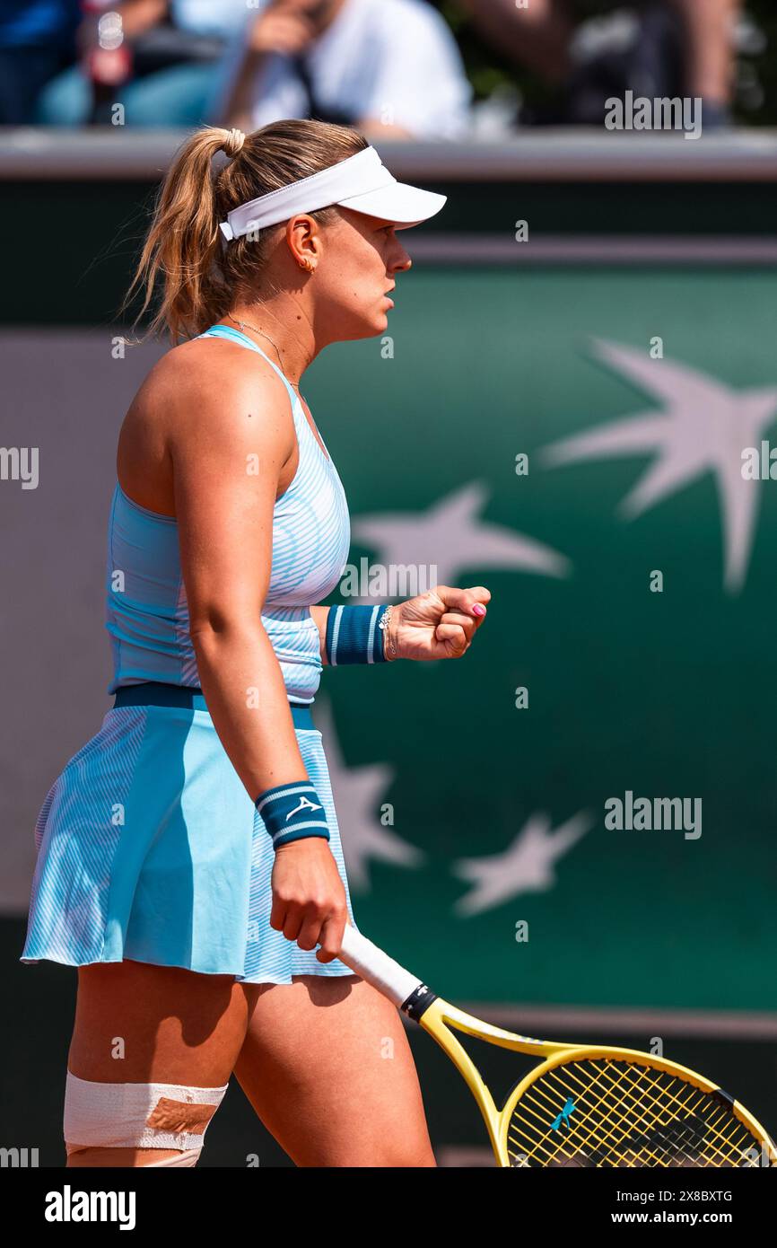 Dalma GALFI (HUN) during the Roland-Garros 2024, ATP and WTA Grand Slam ...